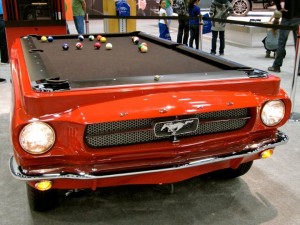1965-ford-mustang-pool-table - Urbasm