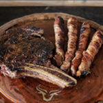 Bone-in-Ribeye-with-Bacon-Wrapped-Carrots - Urbasm